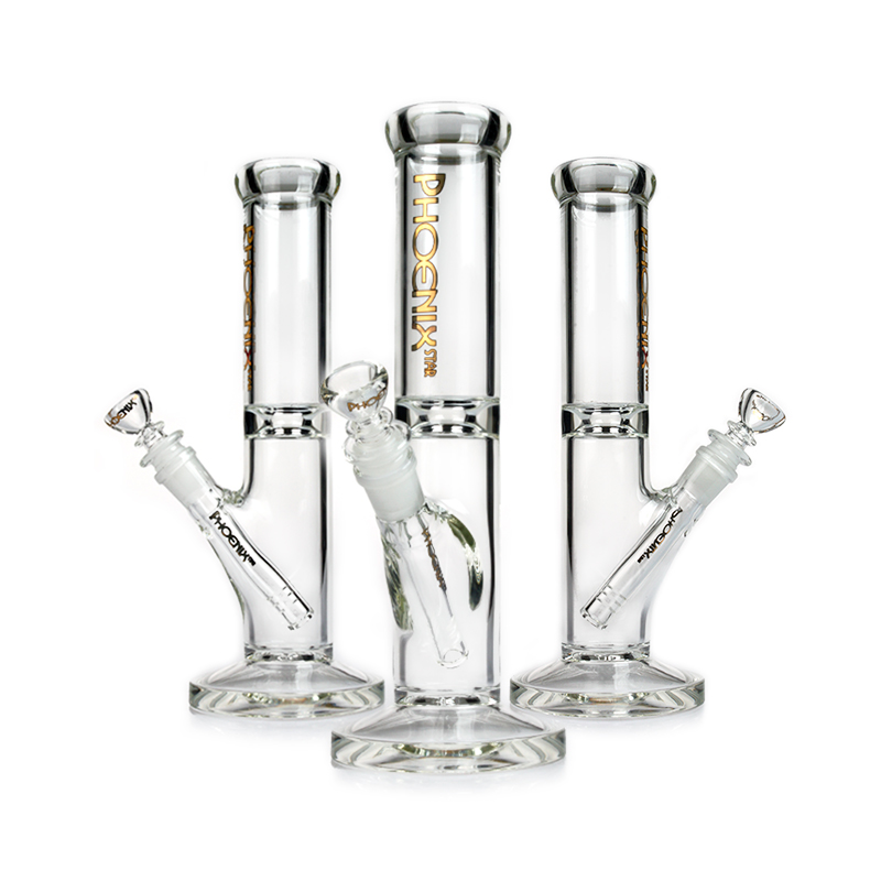 PHOENIX STAR Clear Straight Bong 10 Inches