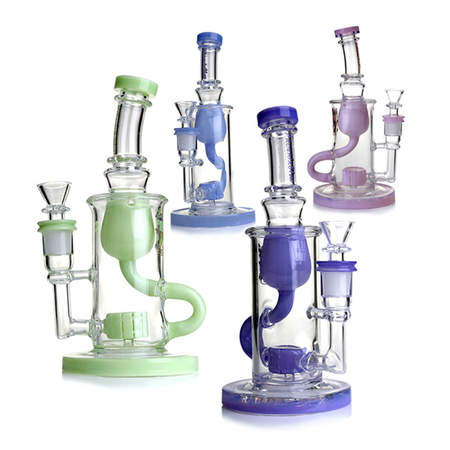 Phoenix Star 7.8 Inch Mothership Fab Klein Recycler Dab Rig with Matrix ...