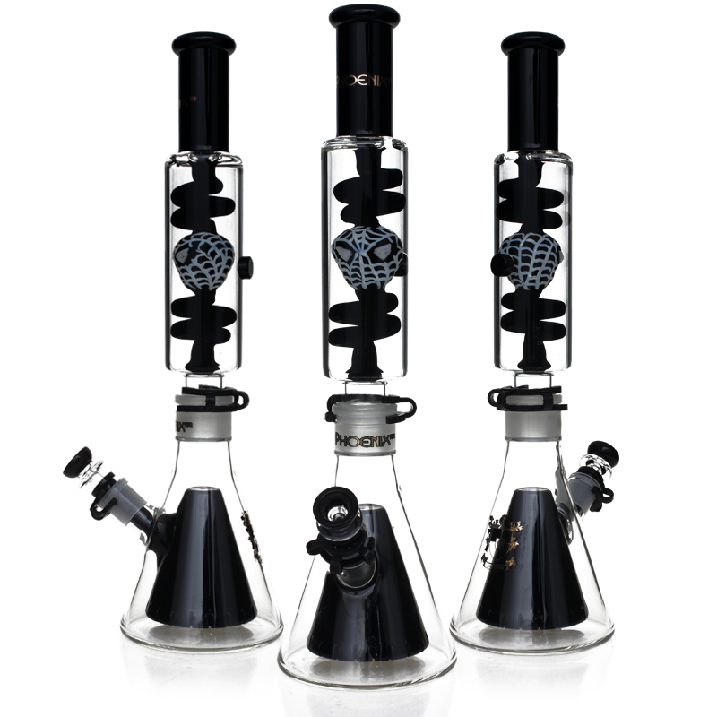 Phoenix Star 17.5 Inches Spider-Man Freezable Coil Glycerin Bong