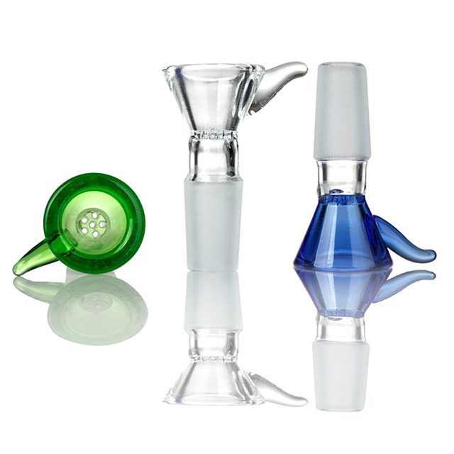 Phoenix Glass 14mm 18mm Screen Bowl with Handle