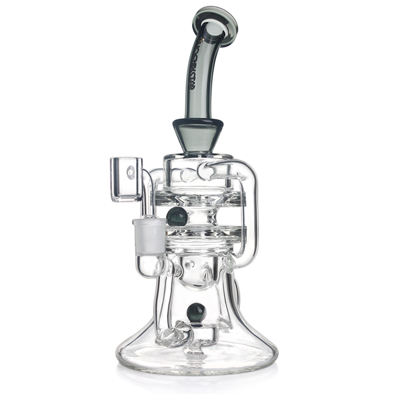 Phoenix Star New Recycler Dab Rig 10 Inches with A Rotatable Ball and A Special Perc