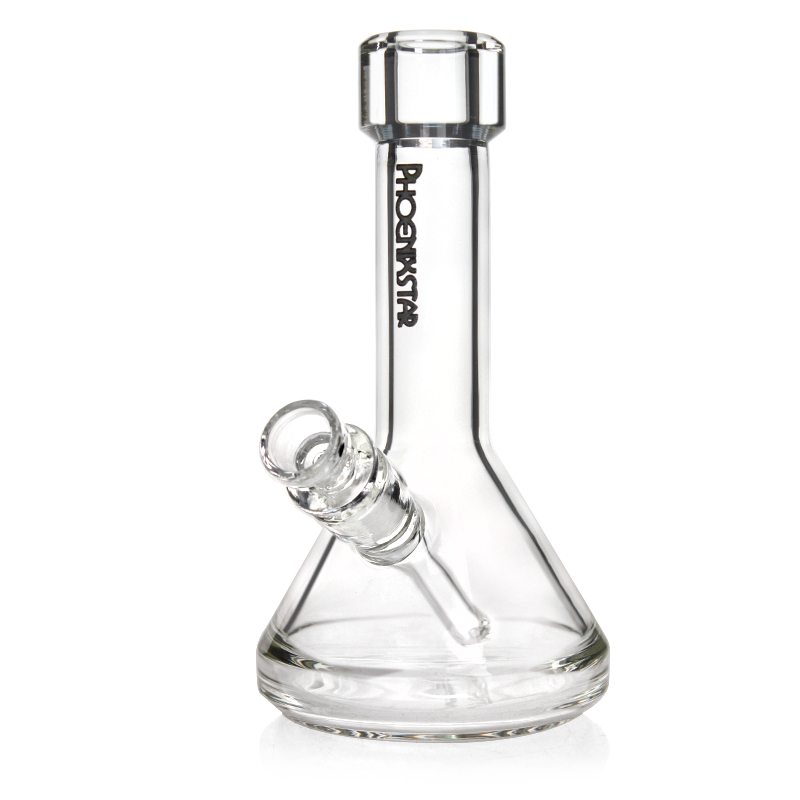 Phoenix Star Small Beaker Bong With Thick Mouth & Heavy Base