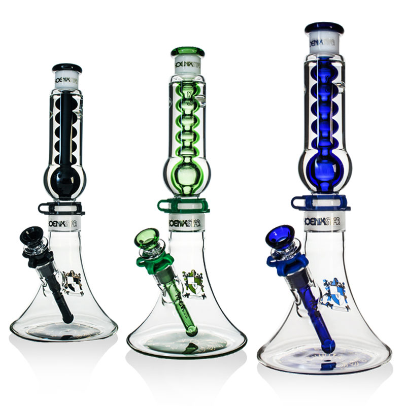 13-Inch Freezable Glycerin Glass Beaker Bong with Modular Parts ...