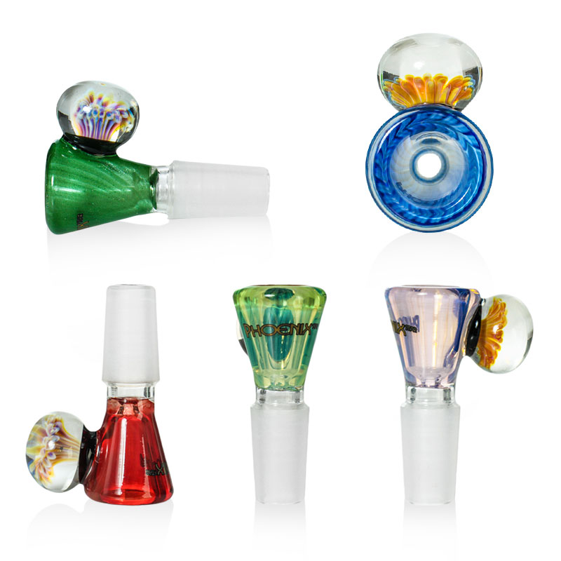 14mm Bong Bowl with Handle for Sale | Phoenix Star Glass